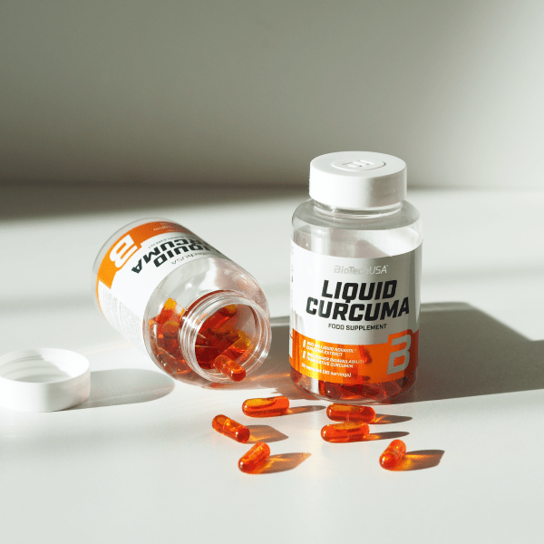 Liquid Curcuma - Cápsula de suplemento alimenticio con extracto líquido ...