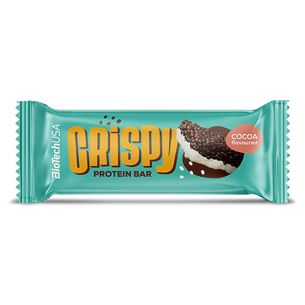 Barra de proteínas Crispy Protein Bar, 40 g de BioTechUSA